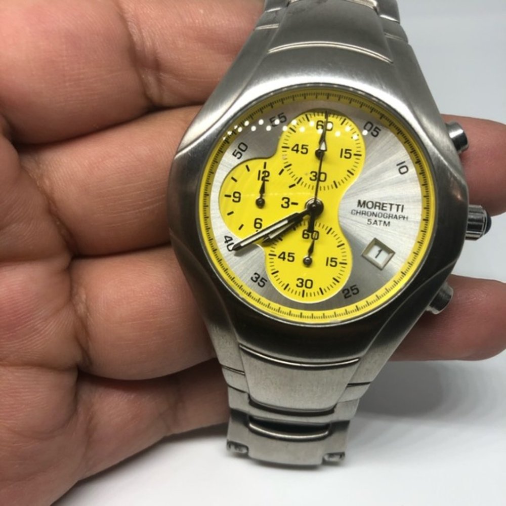 Vintage Gianni Moretti Watch Chronograph 5atm - Gem